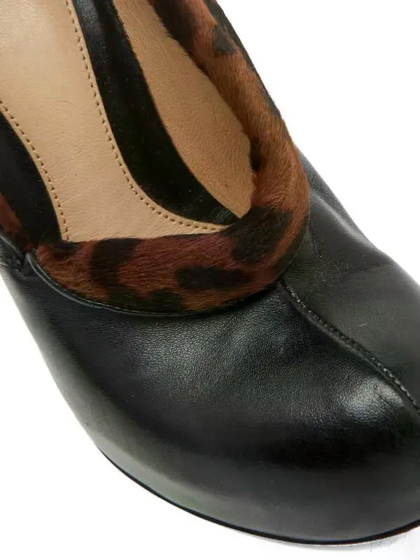 Fendi Leopard Print Platform Pumps