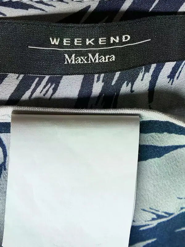 Max Mara Cropped Tropical Print Trousers