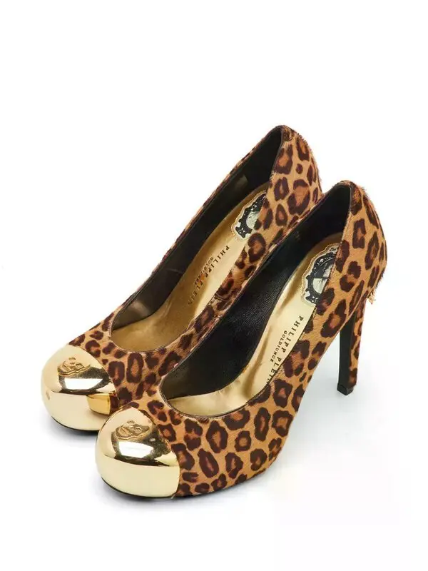 Philipp Plein Leopard-print Platform Pumps