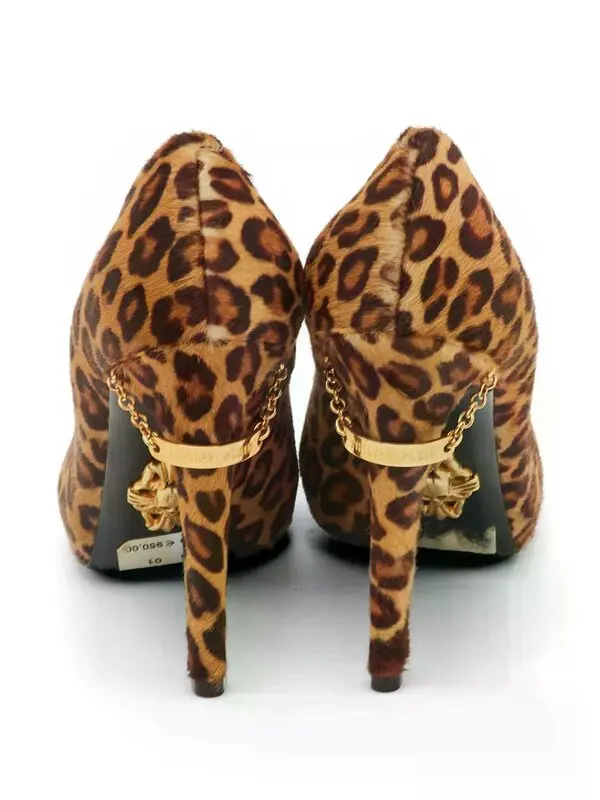 Philipp Plein Leopard-print Platform Pumps