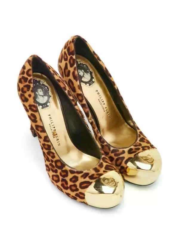 Philipp Plein Leopard-print Platform Pumps