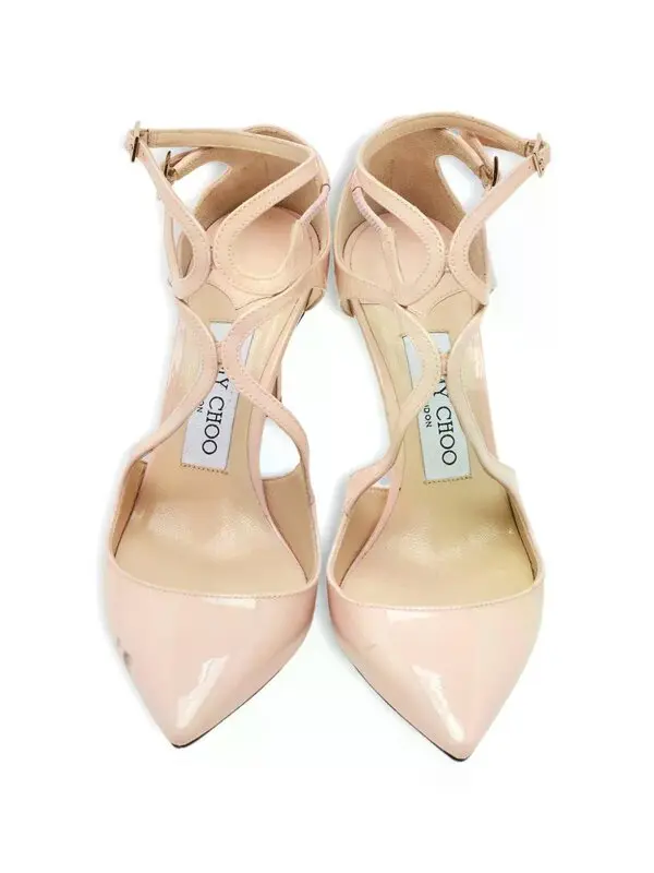JIMMY CHOO Lancer Wavy Heeled Pumps