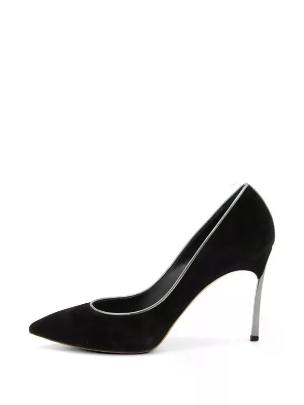 Casadei Blade Suede Pumps