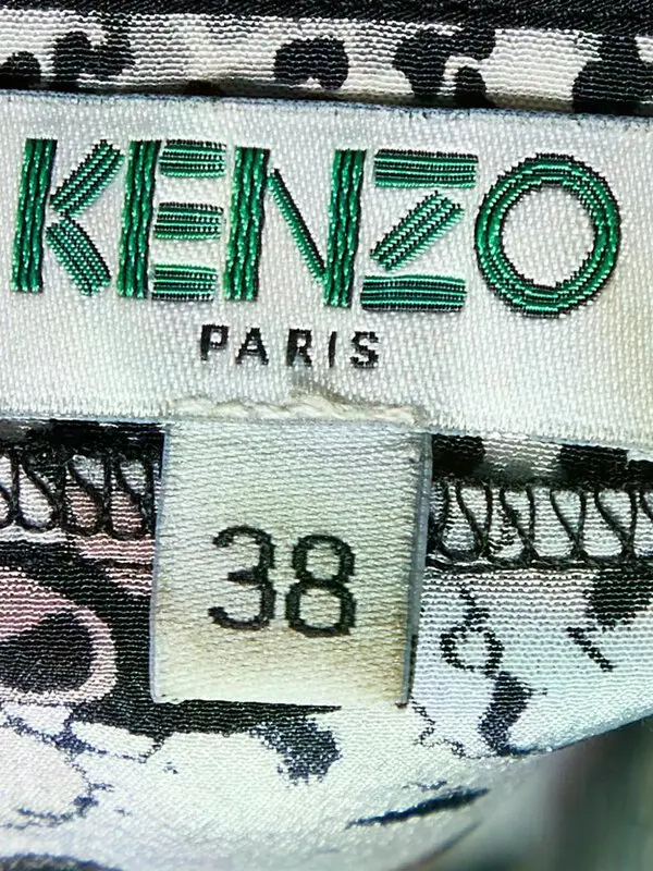Kenzo Silk Floral Print Top