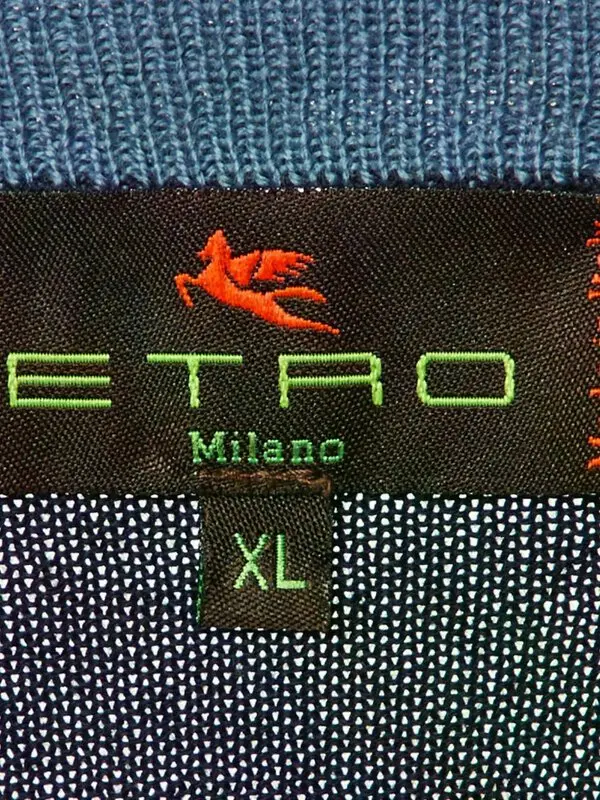 Etro Pegasus Embroidered Wool Sweater