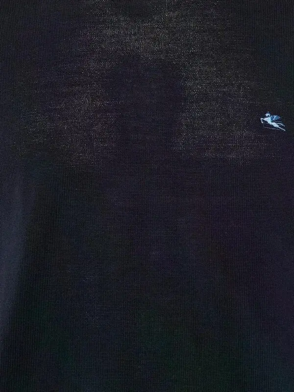 Etro Pegasus Embroidered Wool Sweater