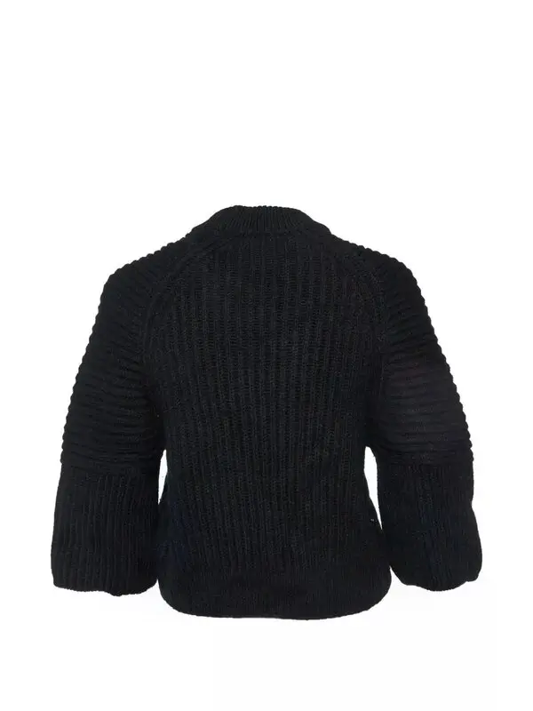 Balenciaga Ribbed-knit Crew Neck Sweater