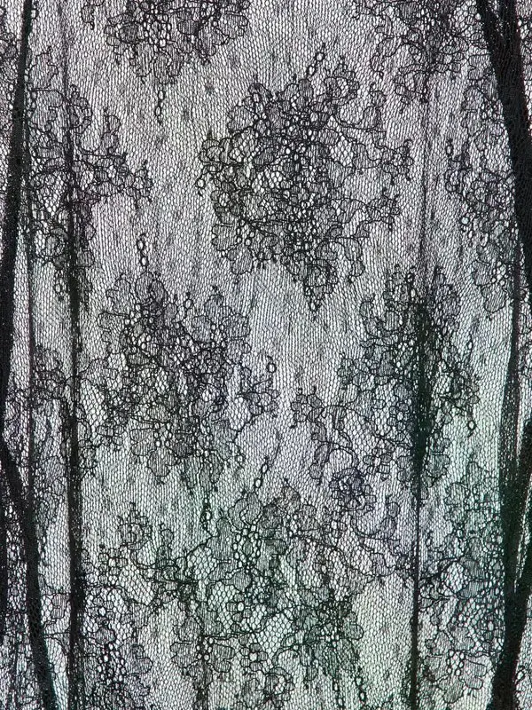 Maje Floral Lace Top - Black