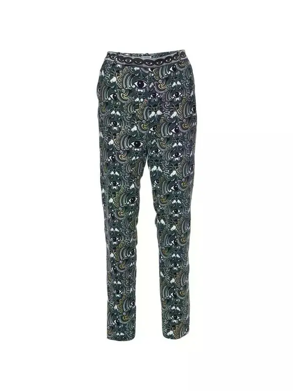 Kenzo Eye-print Tapered Trousers