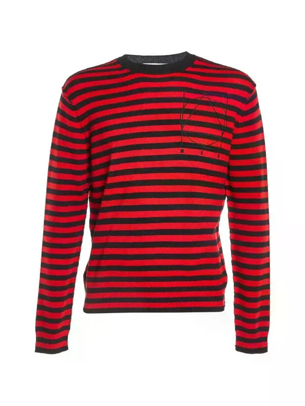 Alexander McQueen Striped Wool Knitted Sweater