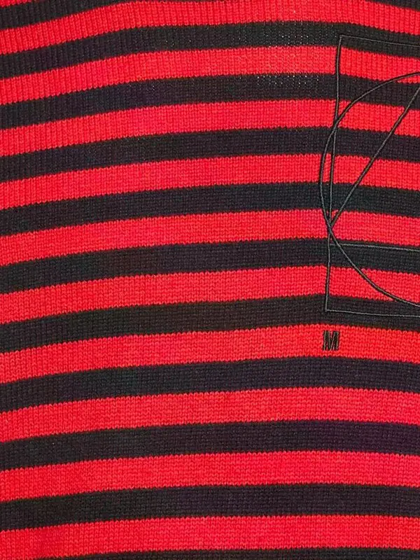 Alexander McQueen Striped Wool Knitted Sweater