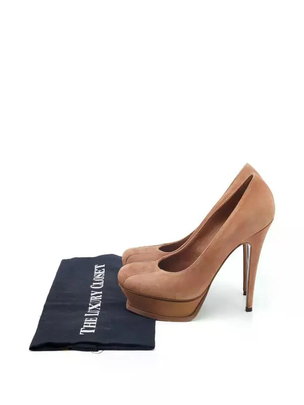 Saint Laurent Tribtoo Platform Pumps - Neutrals