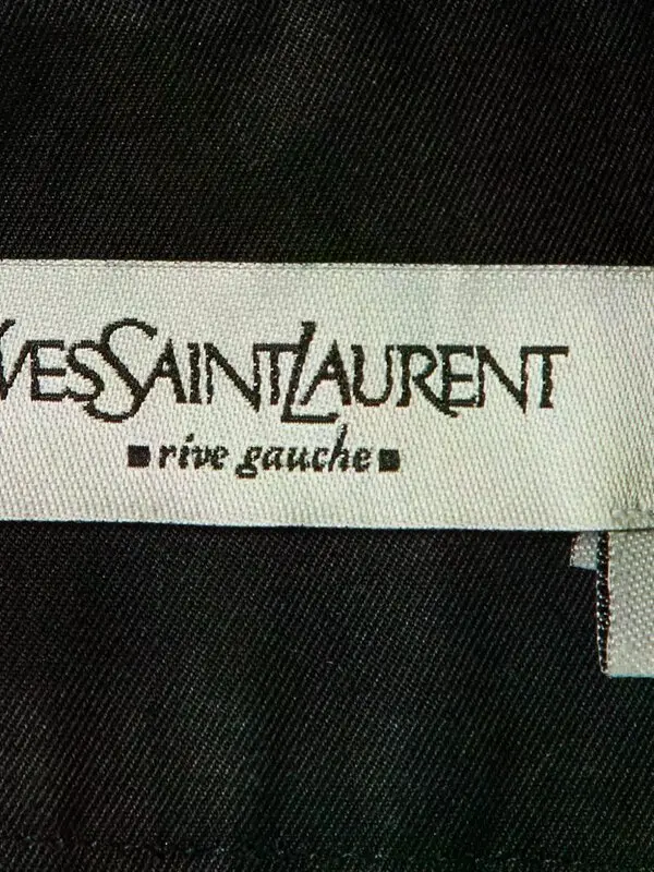 Saint Laurent A-line Button-front Skirt