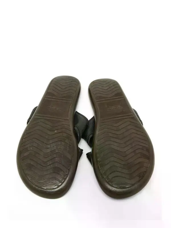 SERGIO ROSSI Leather Cross-strap Sandals