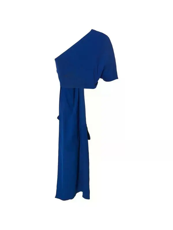 Solace London Chrysa One-shoulder Cropped Blouse