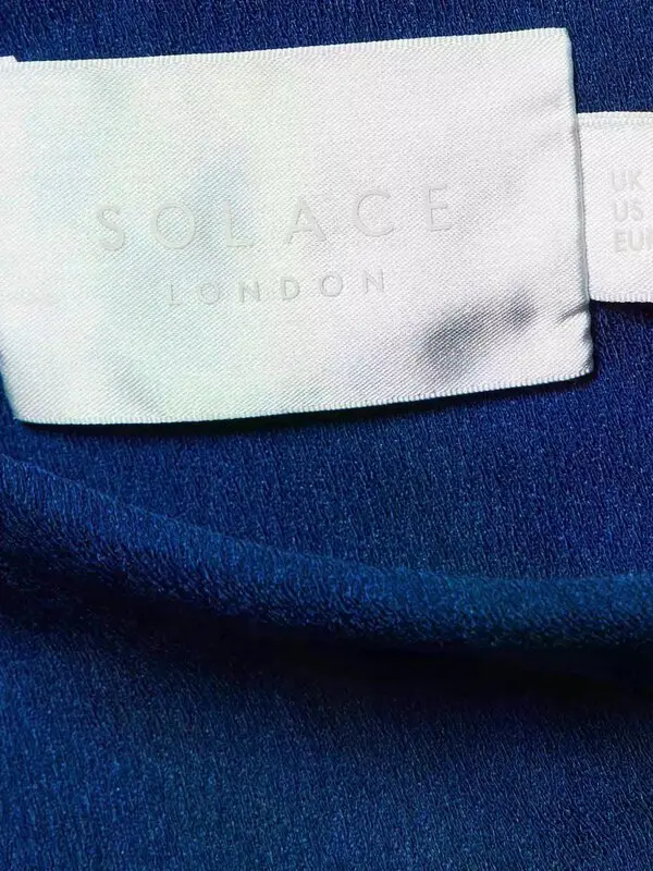 Solace London Chrysa One-shoulder Cropped Blouse