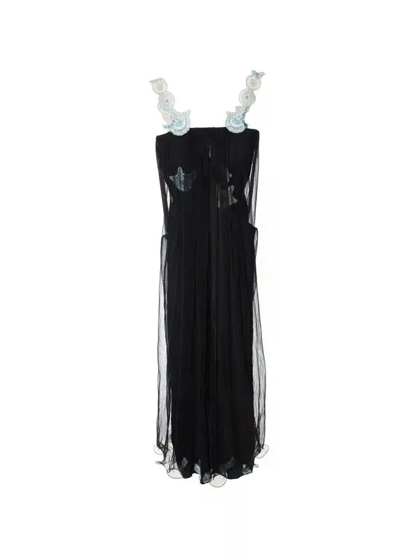 Giorgio Armani Embellished Silk Dress