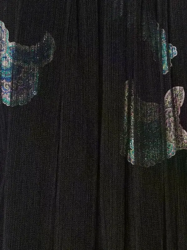 Giorgio Armani Embellished Silk Dress