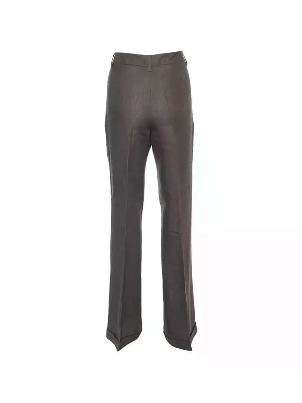 Moschino Linen Flared Trousers