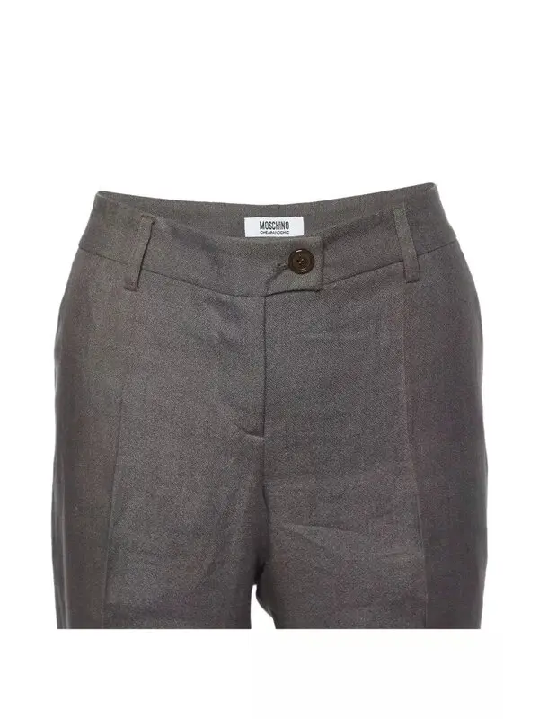 Moschino Linen Flared Trousers
