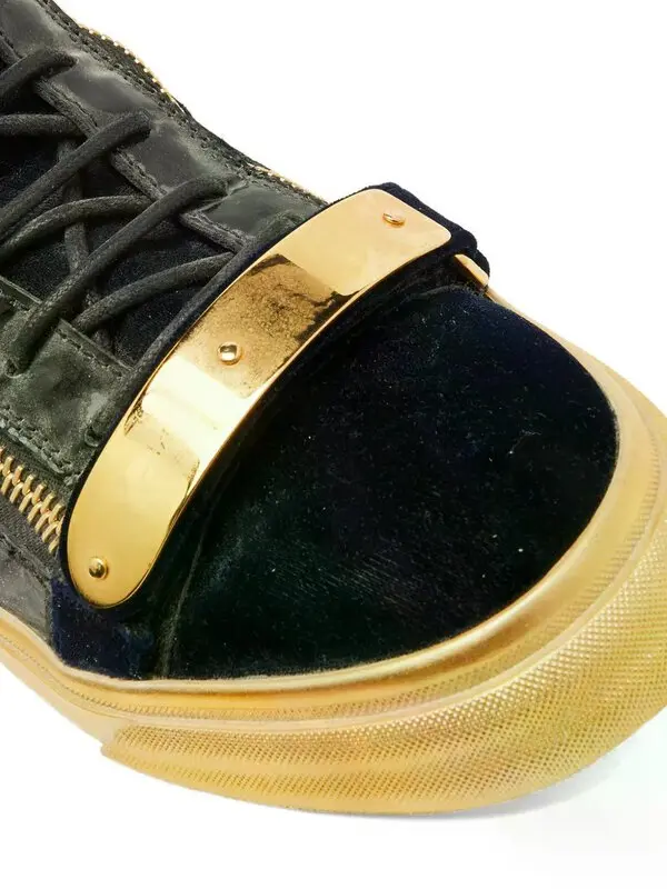 GIUSEPPE ZANOTTI Coby Touch-strap Sneakers - Black