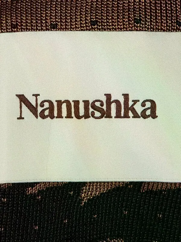 Nanushka Patterned Knit Maxi Skirt