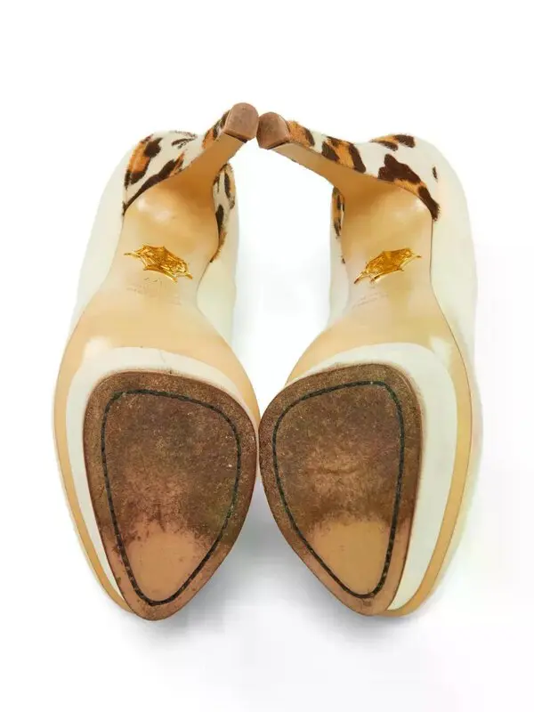 CHARLOTTE OLYMPIA Dolly Calf Hair Pumps