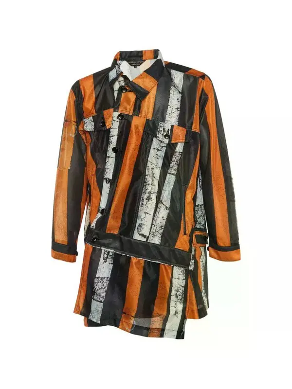 Comme Des Garçons Striped Shirt Jacket