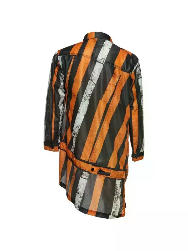 Comme Des Garçons Striped Shirt Jacket