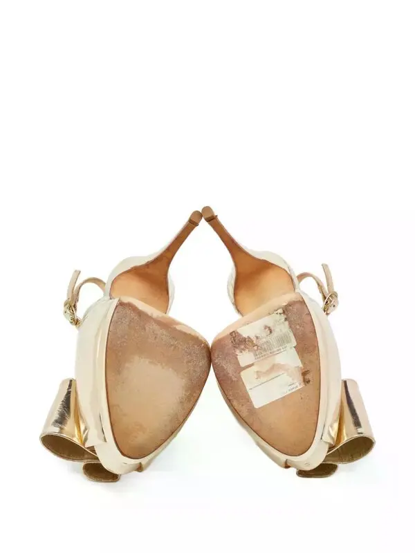 GIUSEPPE ZANOTTI Embellished Platform Slingback Pumps