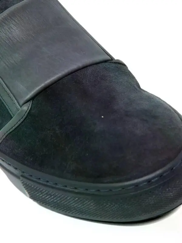 Giorgio Armani Suede Slip-on Sneakers