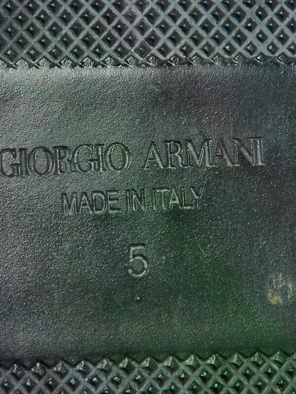 Giorgio Armani Suede Slip-on Sneakers