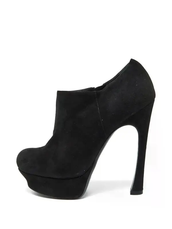 Saint Laurent Zip-fastening Platform Ankle Boots