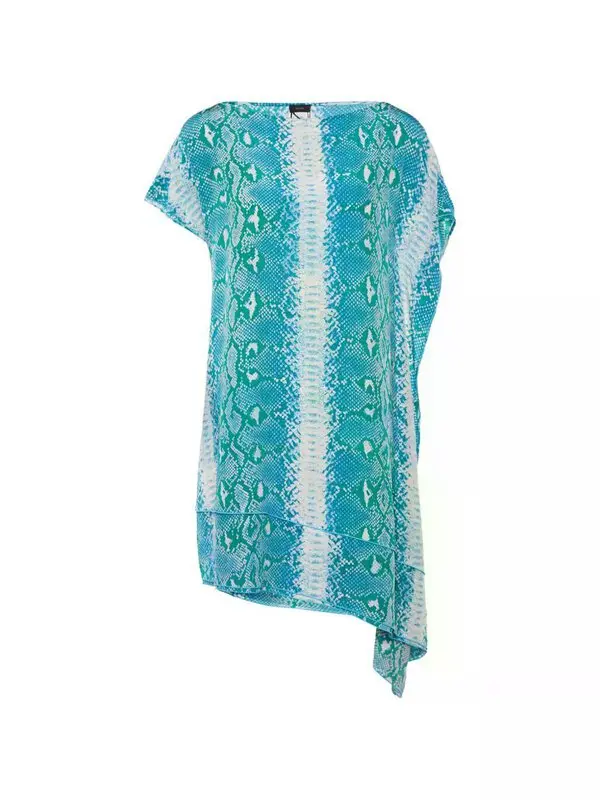 JOSEPH Silk Snake Print Shift Dress