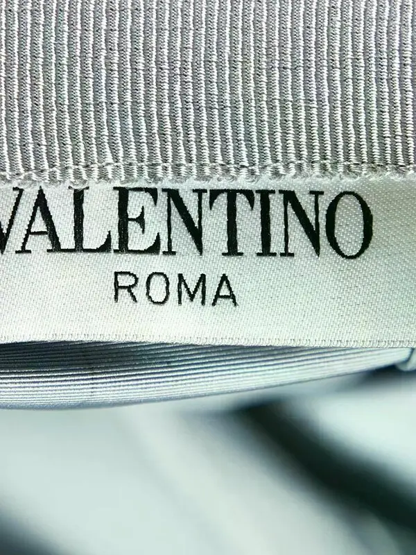 Valentino Garavani Pleated Checked Midi Skirt