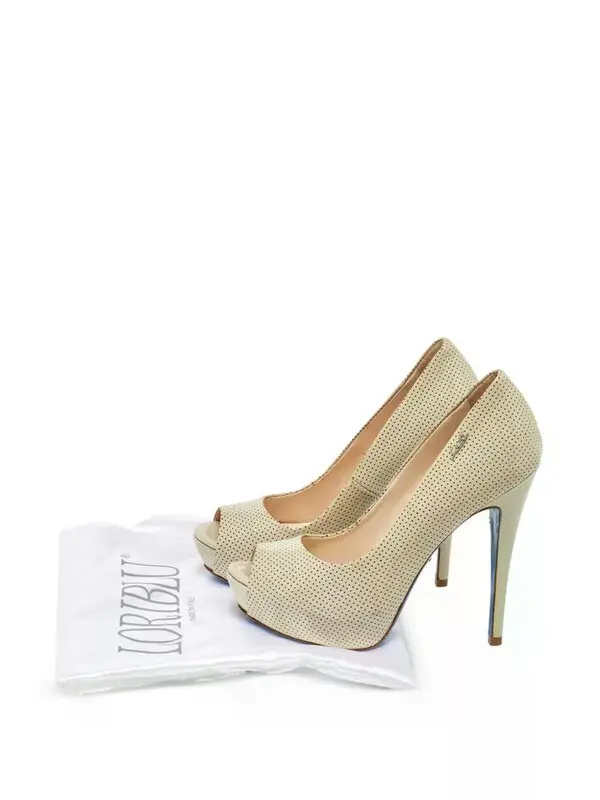 LORIBLU Peep-toe Pumps