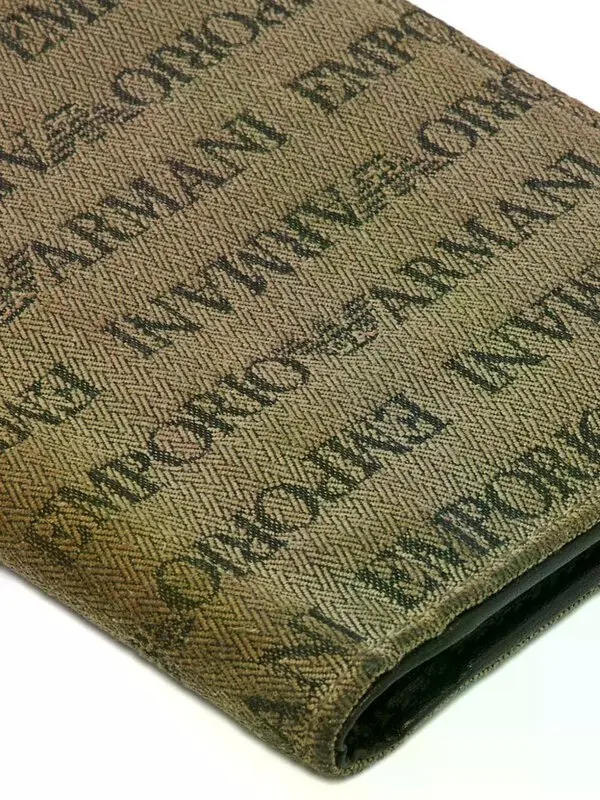Emporio Armani Monogram-print Passport Holder