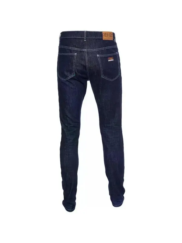 Kenzo Logo Patch Jeans