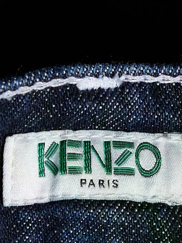 Kenzo Logo Patch Jeans