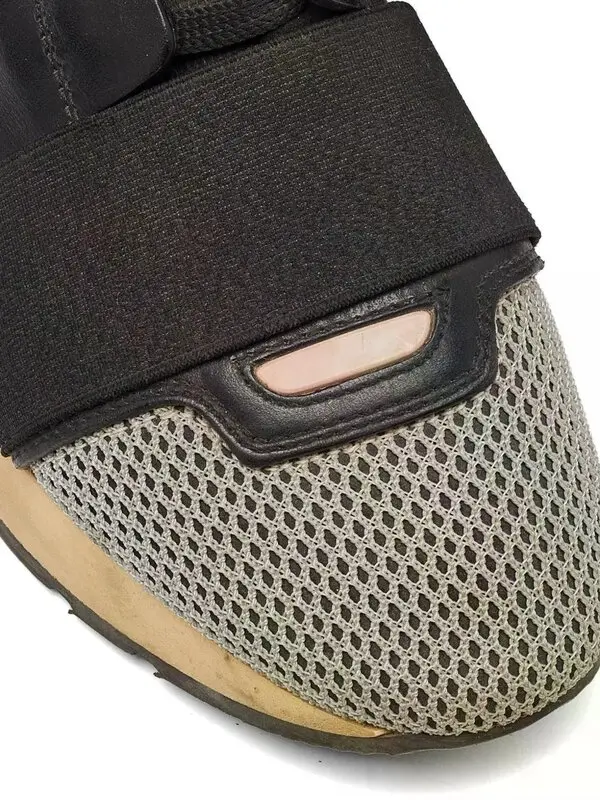 Balenciaga Race Runner Mesh Trainers - Black