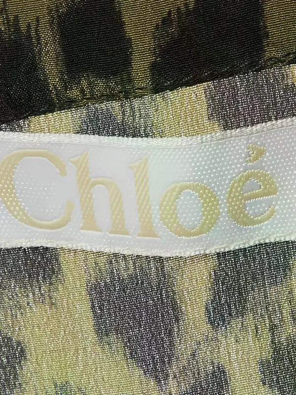 Chloé Printed Silk Blouse