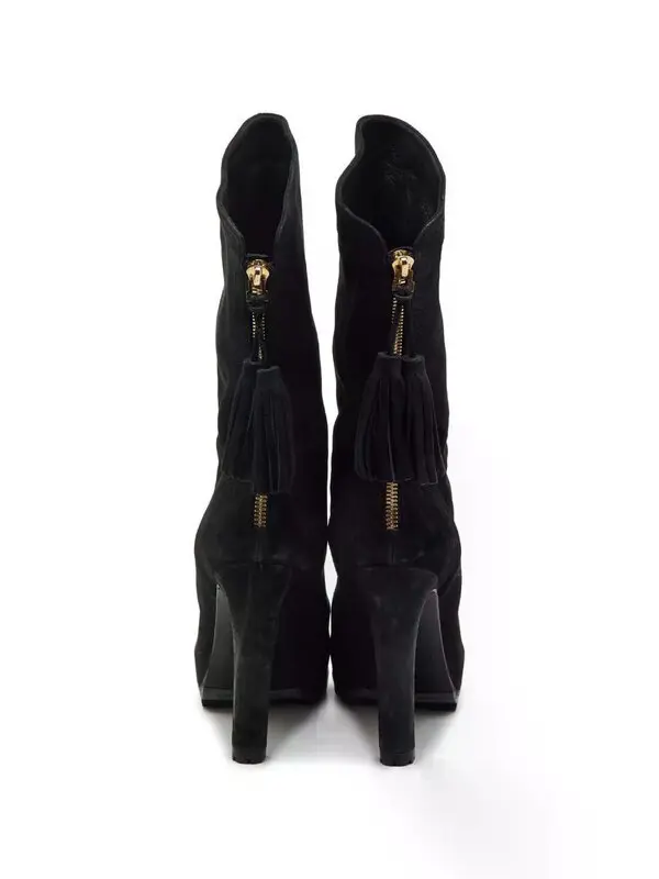 Saint Laurent Tassel Platform Boots
