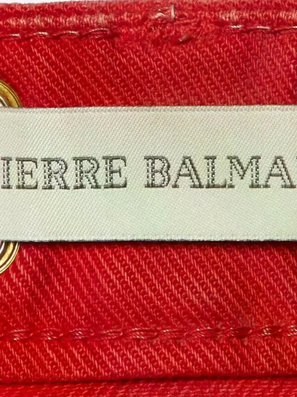 Balmain Studded Slim-fit Jeans