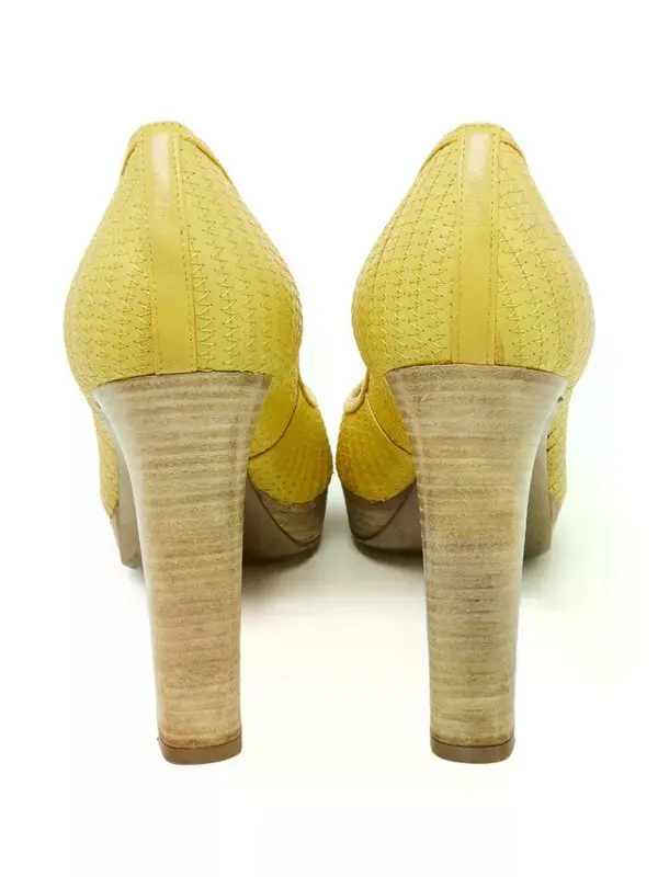 Valentino Garavani Embroidered Leather Peep-toe Heeled Pumps