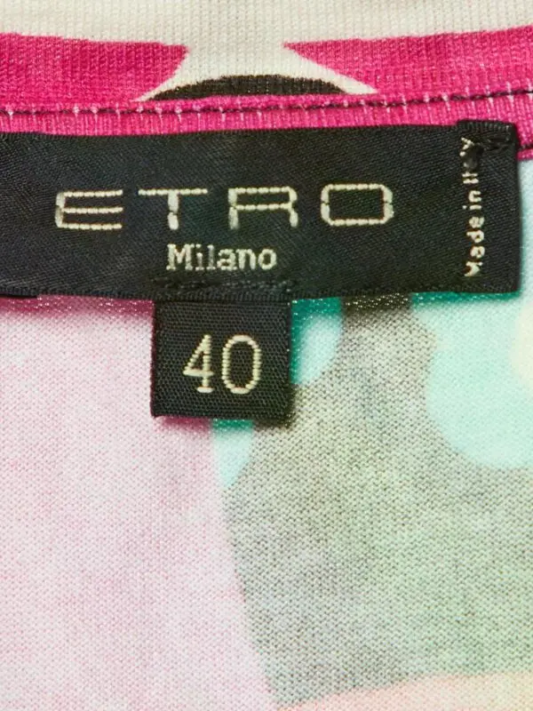 Etro Printed Crew-neck T-shirt - Black