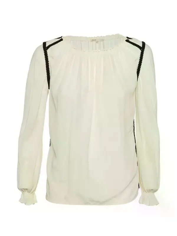 Maje Contrast Detail Blouse