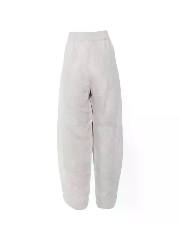 GANNI Purple Hemp Baggy Trousers