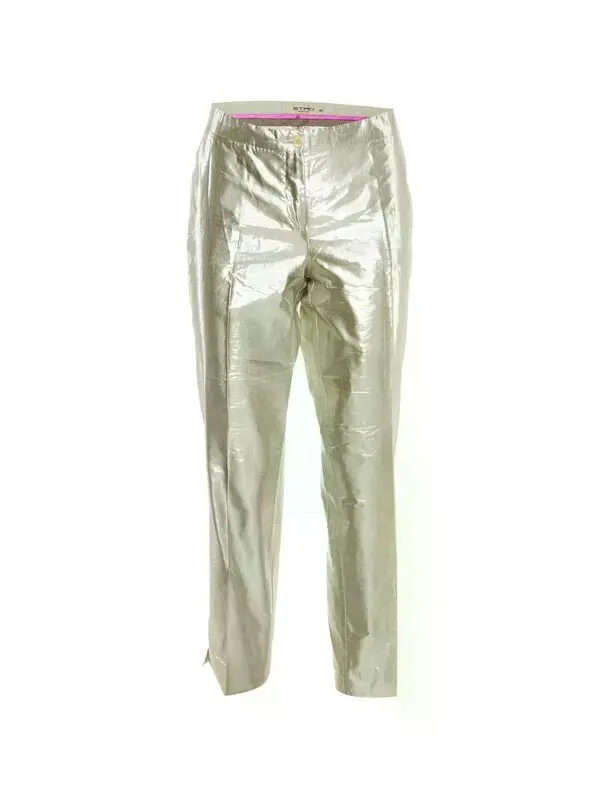 Etro Metallic Finish Tailored Trousers