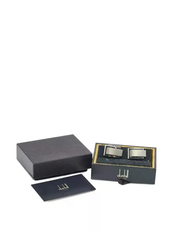 Dunhill Rectangle Stainless Steel Cufflinks