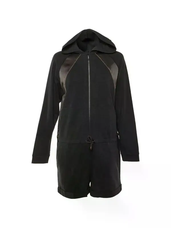 Brunello Cucinelli Knitted Hooded Playsuit